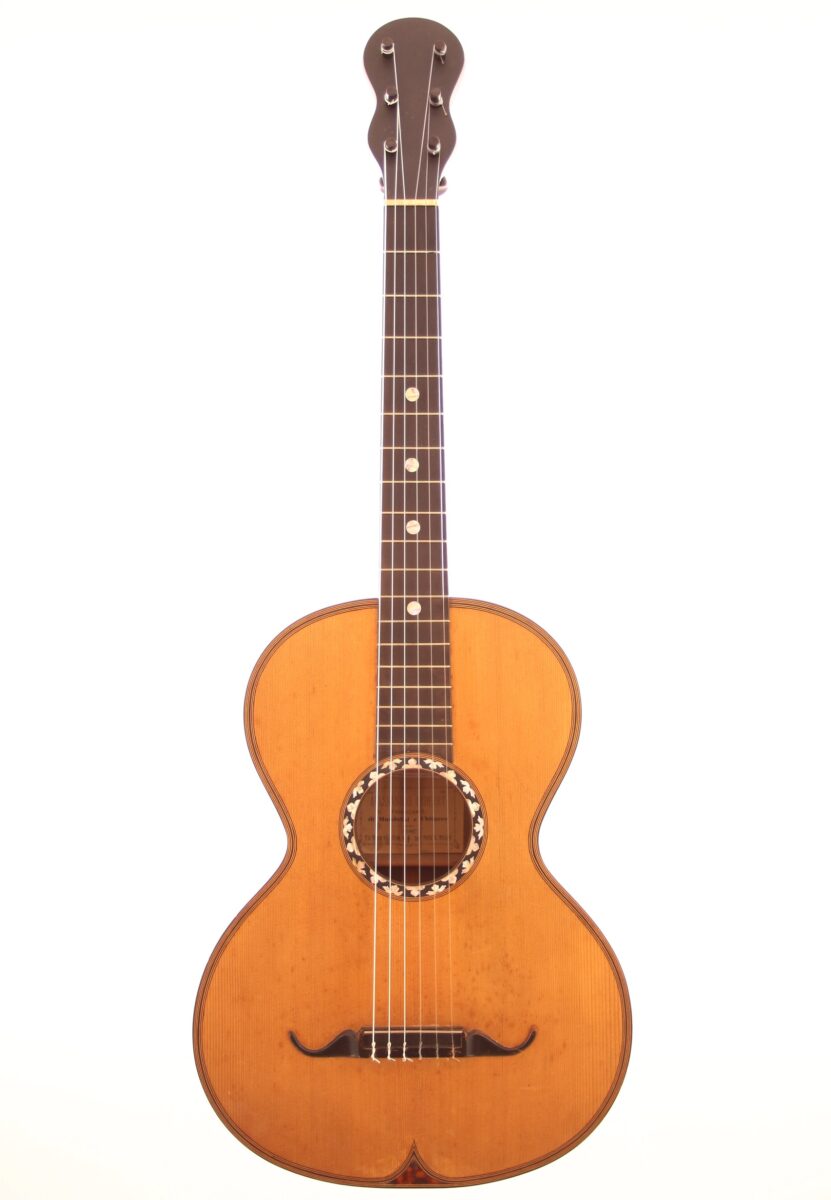 Alessandro Lybeert ~1880 romantic guitar